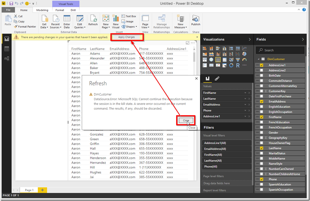 Power Bi Desktop Parameters Part2 Dynamic Data Masking Ddm